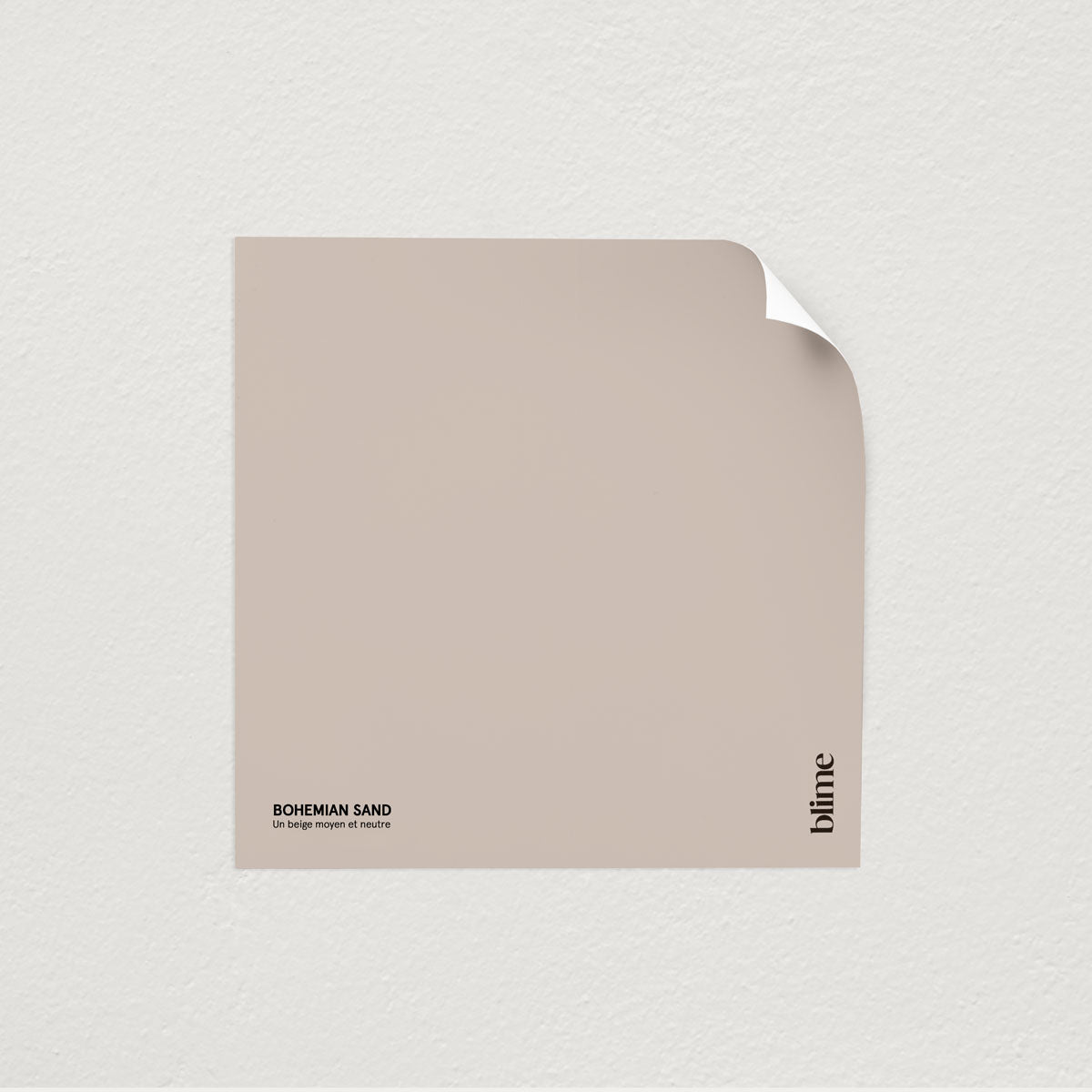 Échantillon beige taupe | Bohemian sand - Blime – blime