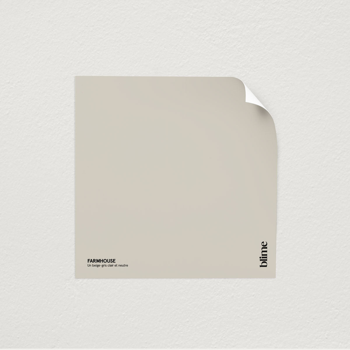 Échantillon beige gris | Farmhouse - Blime – blime
