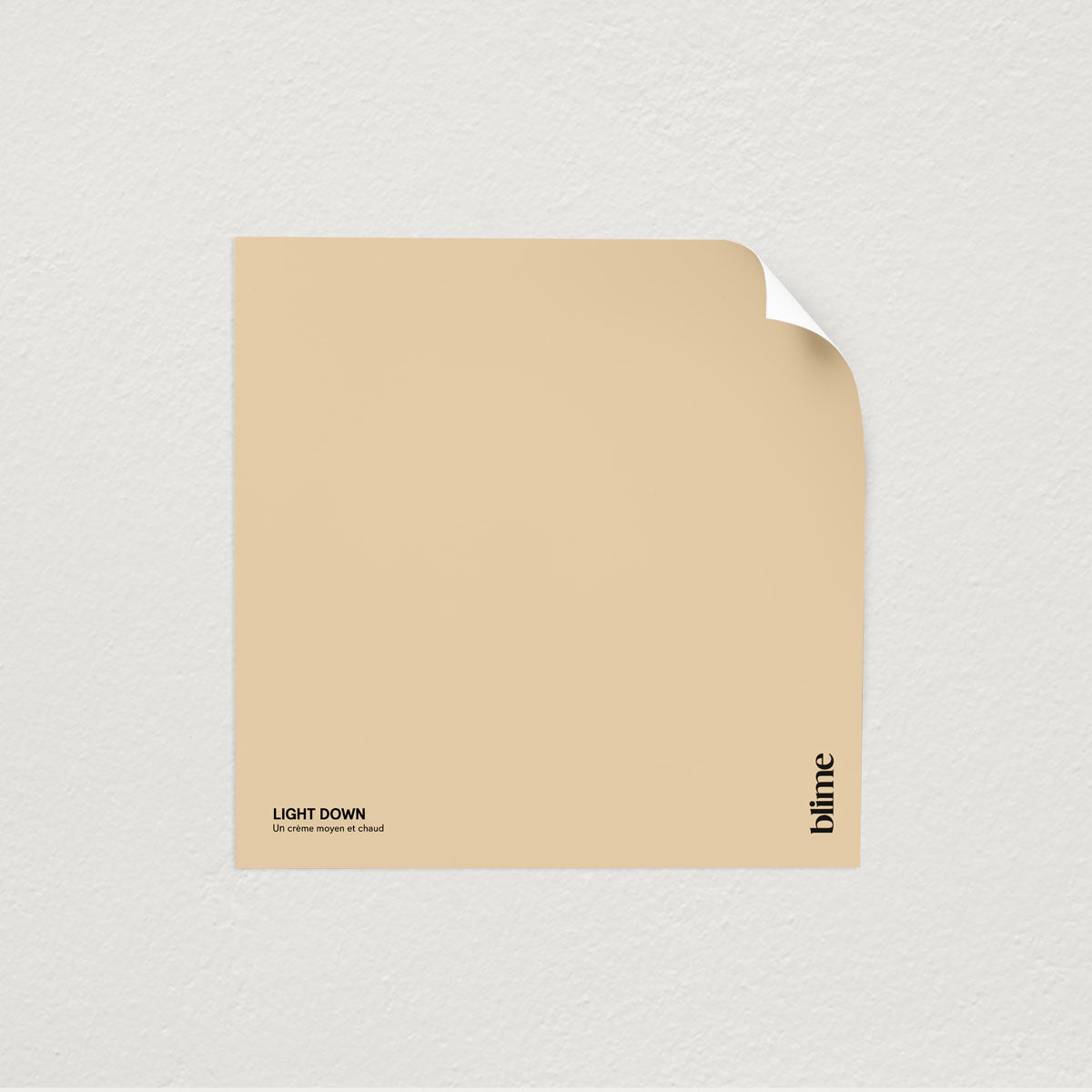 Échantillon jaune crème | Light down - Blime – blime